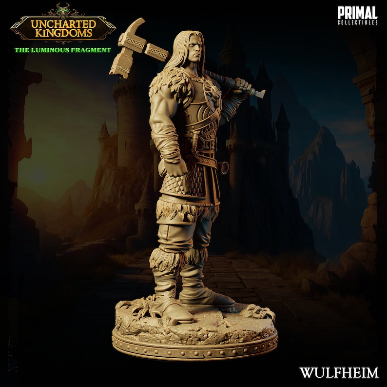 DNDUK - Wulfgar - Wulfheim Dragon Bane - Human Male Barbarian Miniature ...