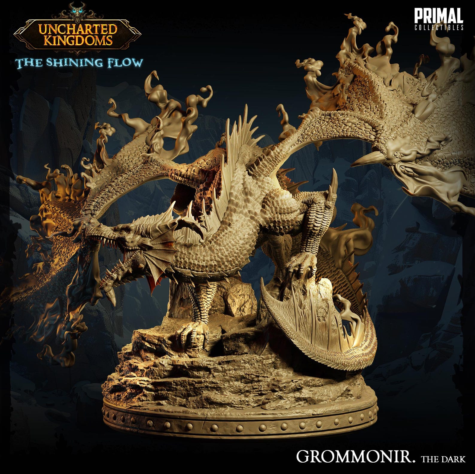 DNDUK - Shimmergloom - Grommonir - Shadow Dragon Miniature - Etsy
