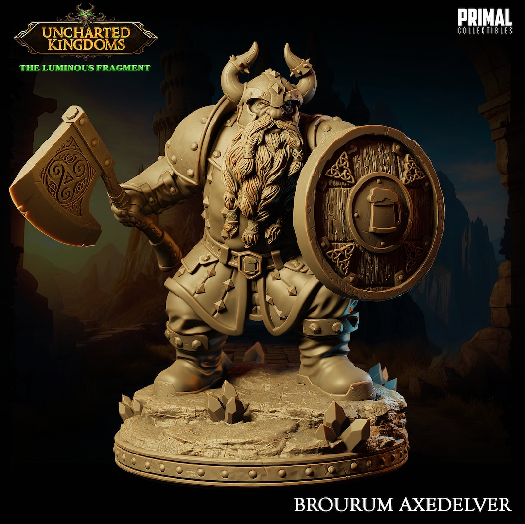 DNDUK - Bruenor Battlehammer - Brourum Axedelver - Male Shield Dwarf ...