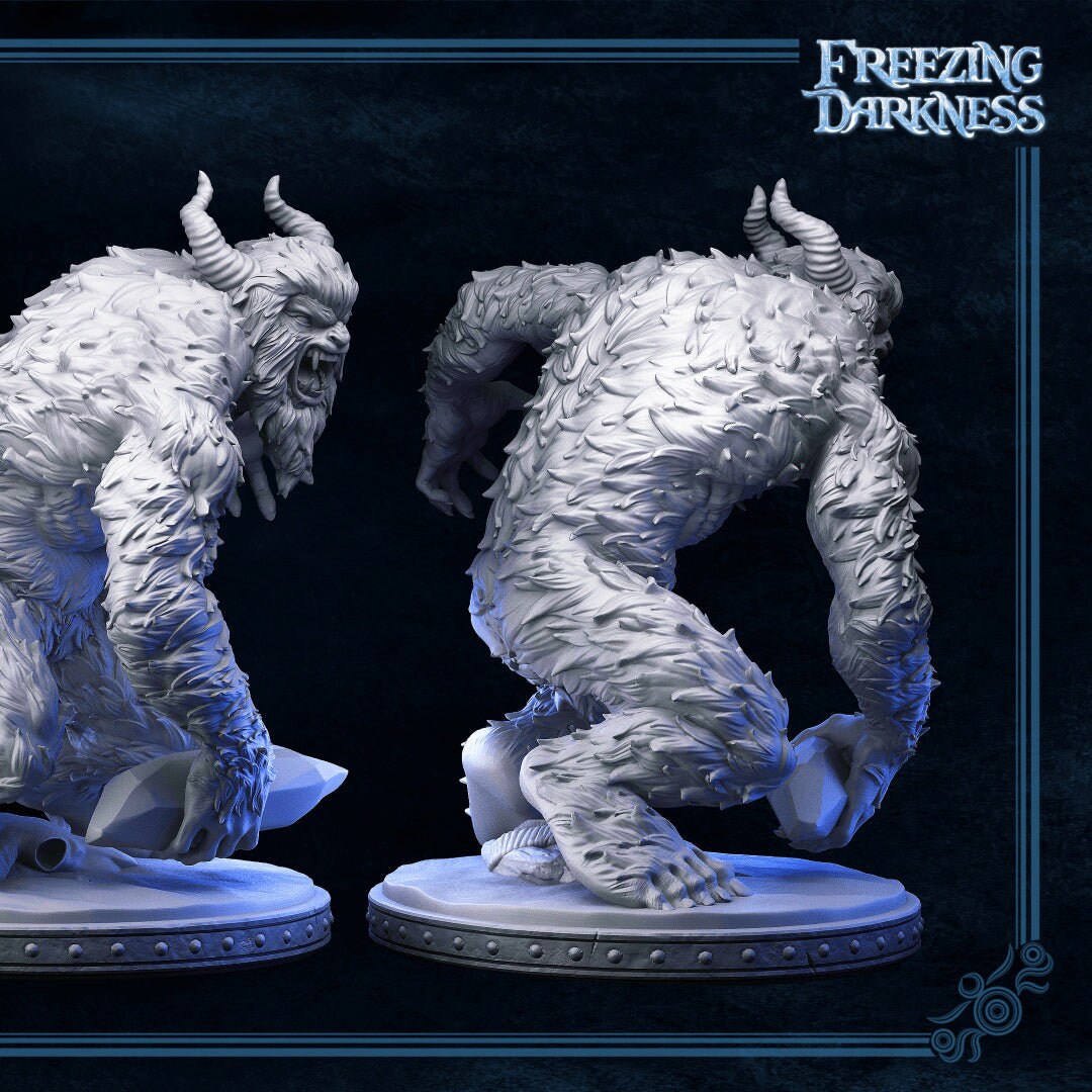 MONSTER Yeti Hulking Monstrosity NPC Beast - Etsy