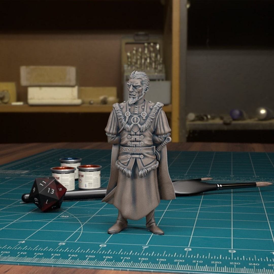 Dndcos Vargas Human Noble NPC Miniature for Dungeons and Dragons ...