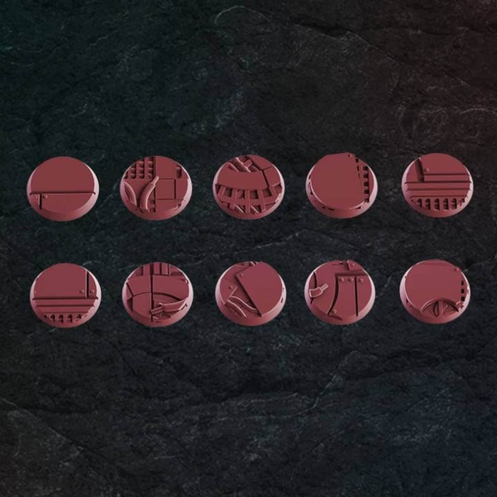Alien Factory Resin Miniature Bases - Industrial Wargame Terrain - Etsy UK