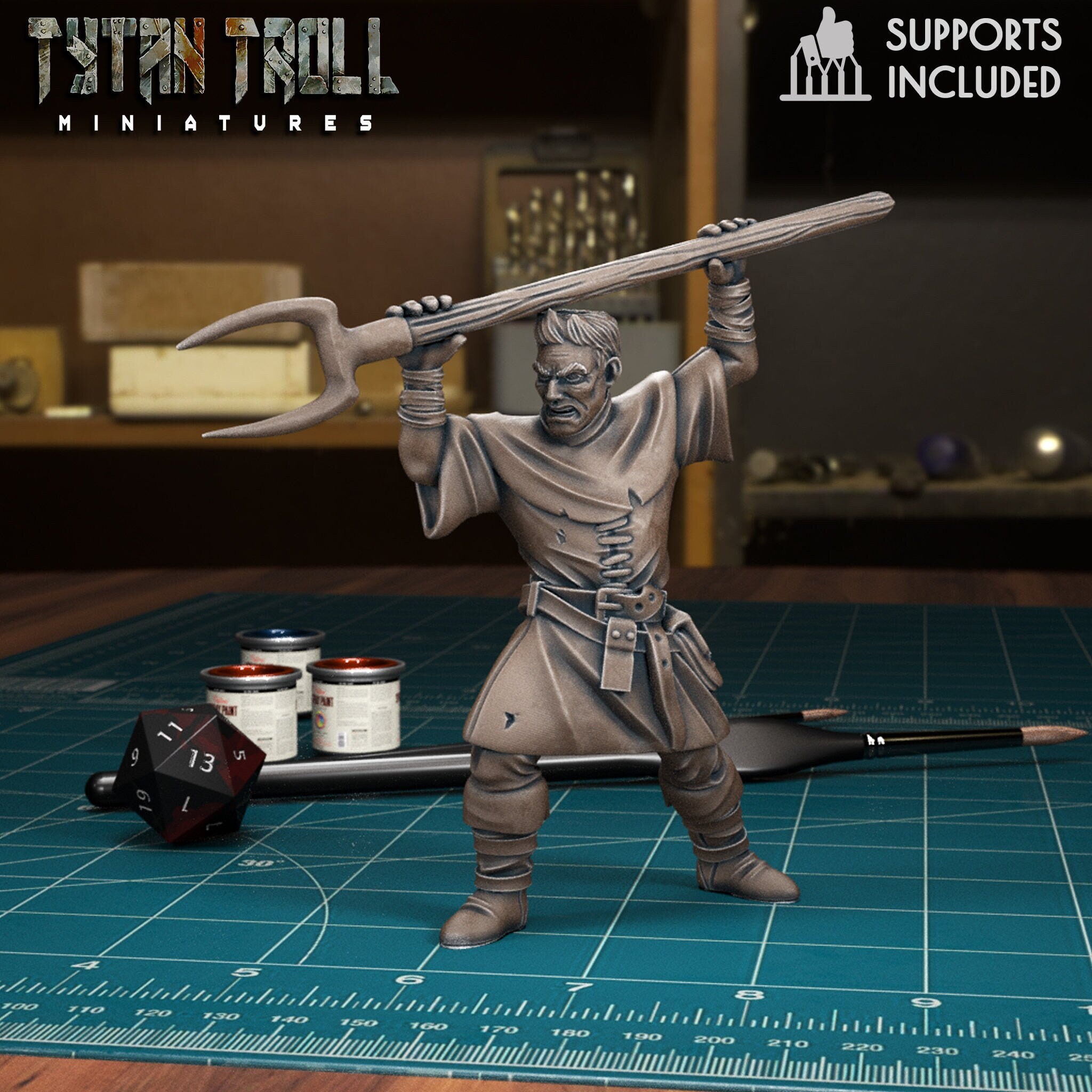 Angry Mob Miniatures Set – 16 Human Npcs, Dungeons and Dragons - Etsy