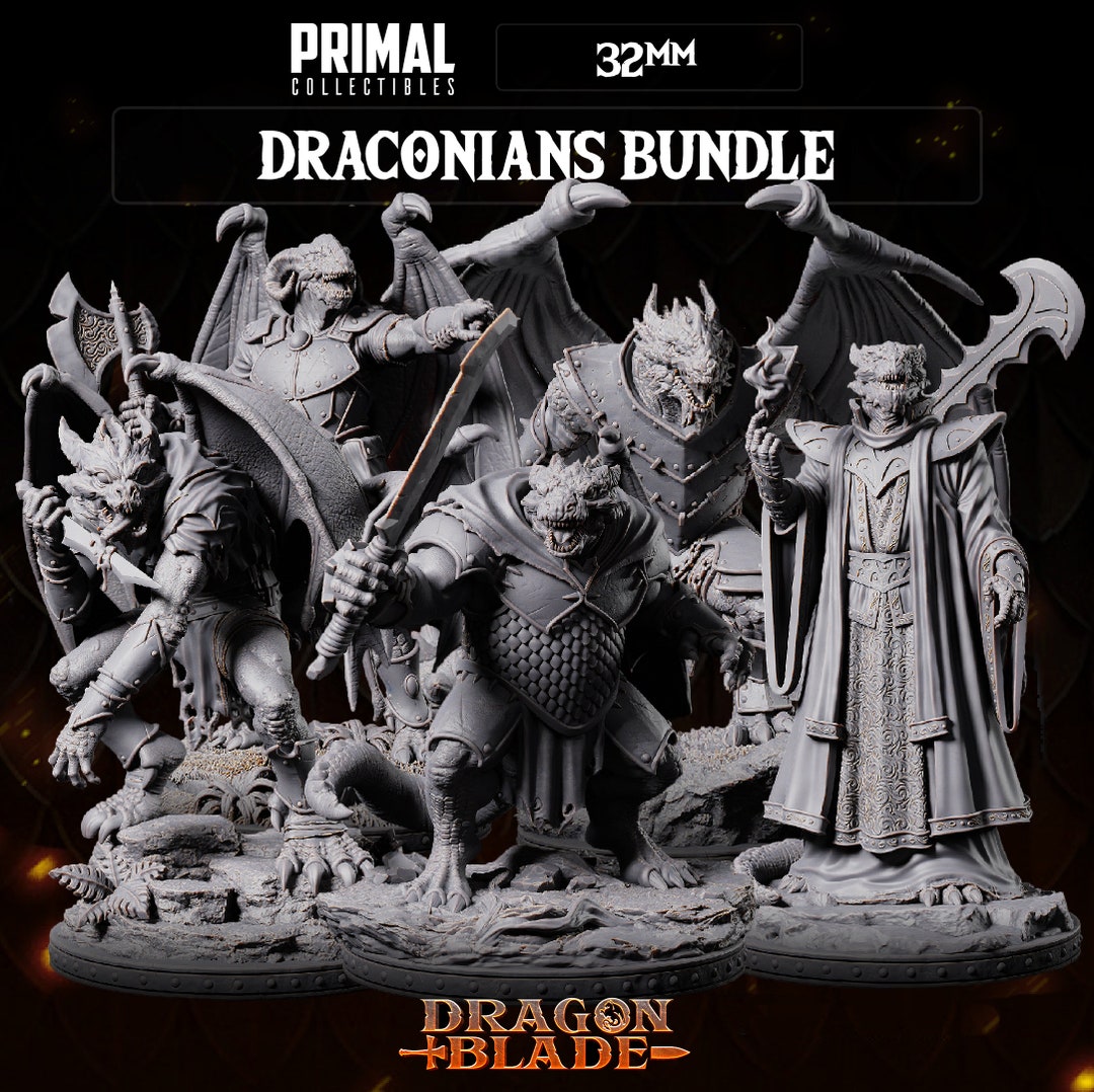 DNDDGL - Draconian Bundle - DRAGONBLADE - Etsy