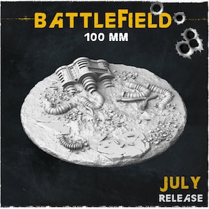 BASES - Futuristic BATTLEFIELD Themed Futuristic Grimdark Bases for ...