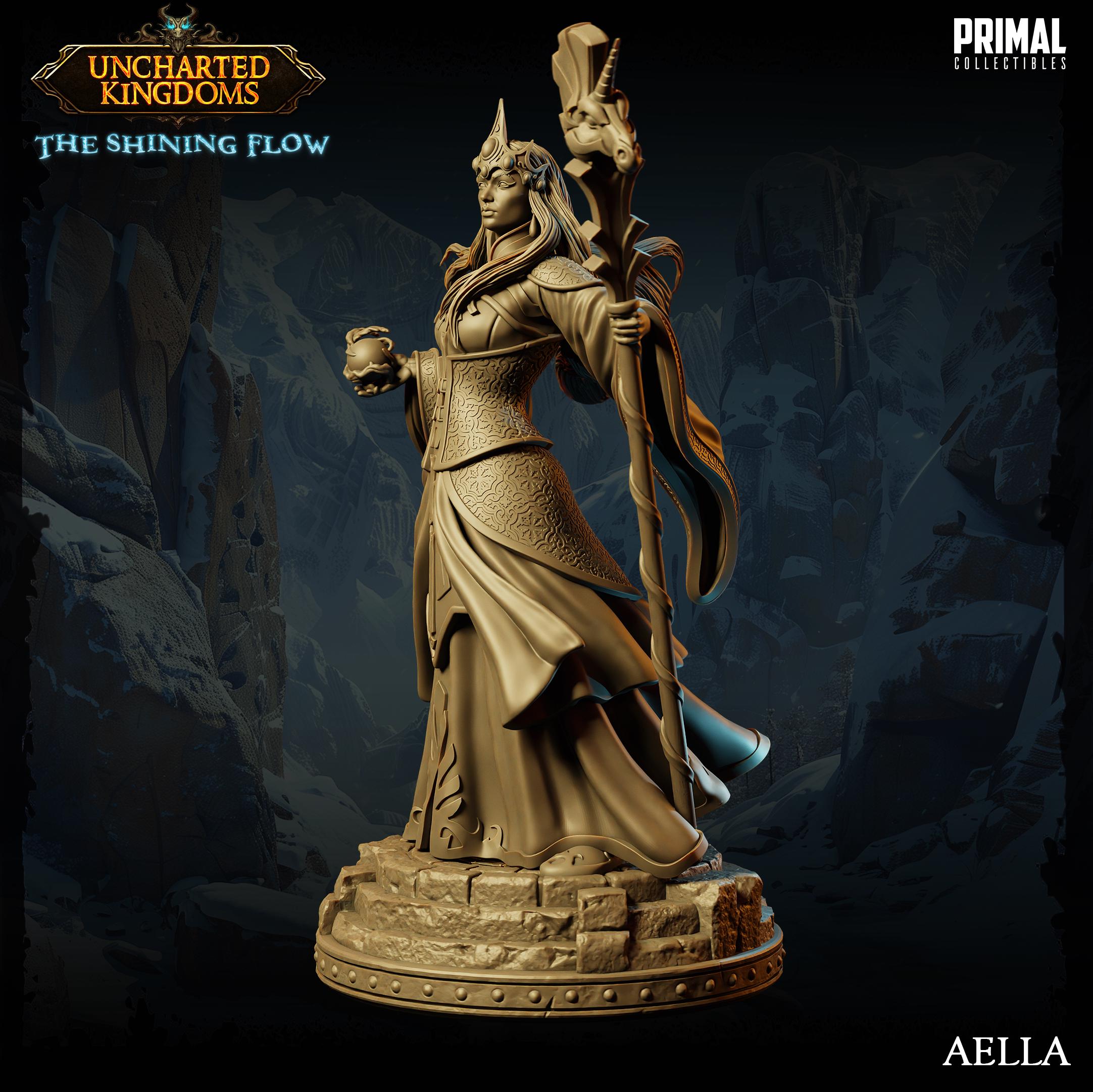 DNDUK - Alustriel - Mage Queen - Aella- Female Human Wizard Miniature ...