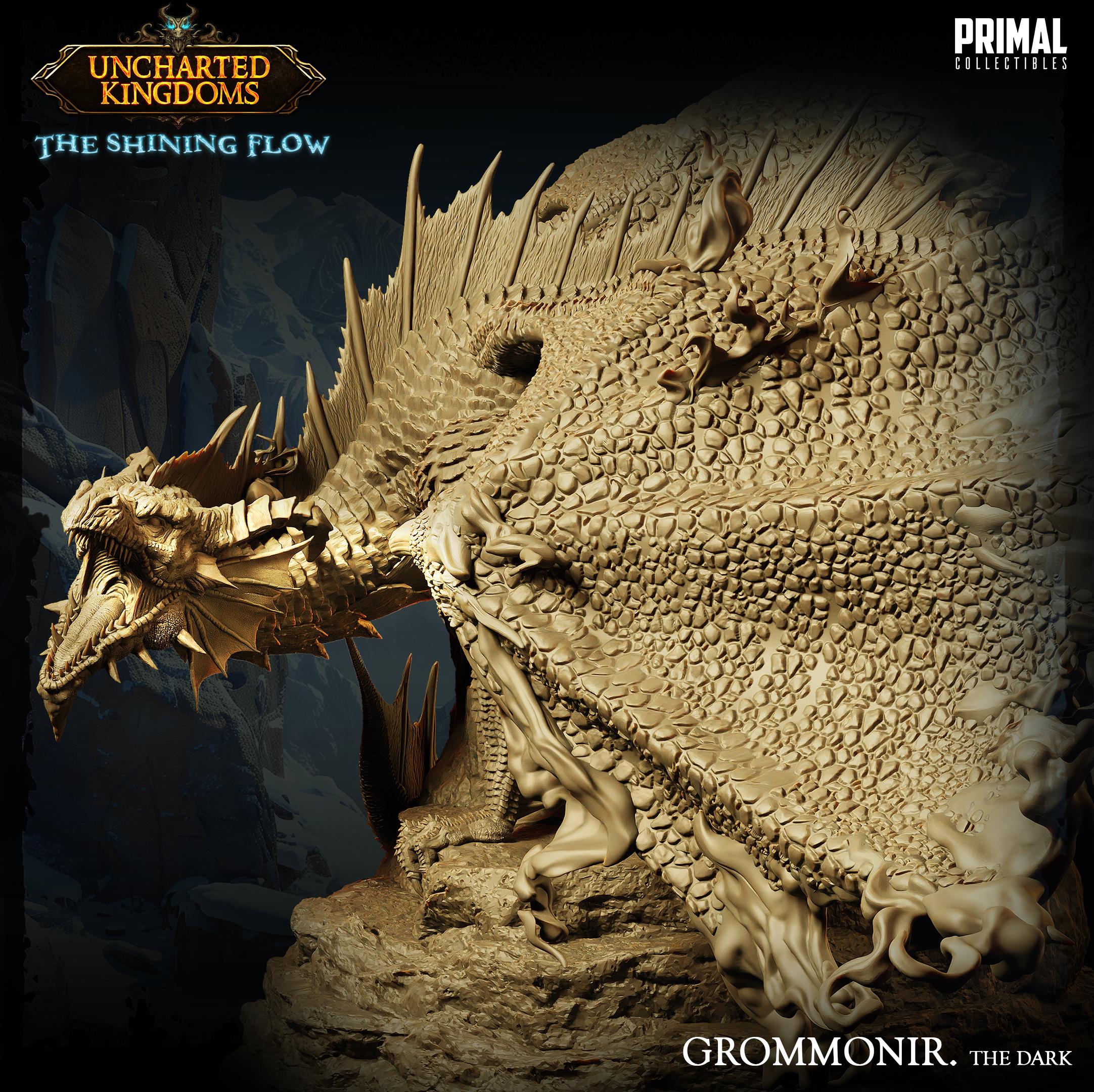 DNDUK - Shimmergloom - Grommonir - Shadow Dragon Miniature - Etsy