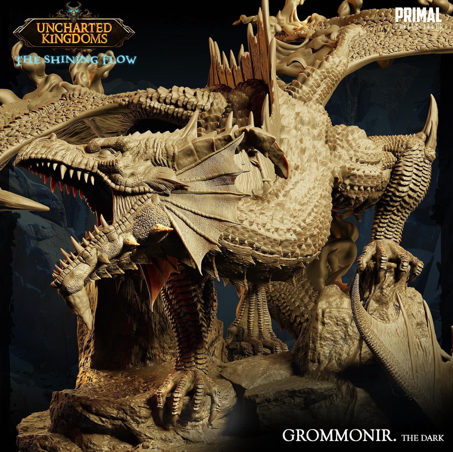 DNDUK - Shimmergloom - Grommonir - Shadow Dragon Miniature - Etsy