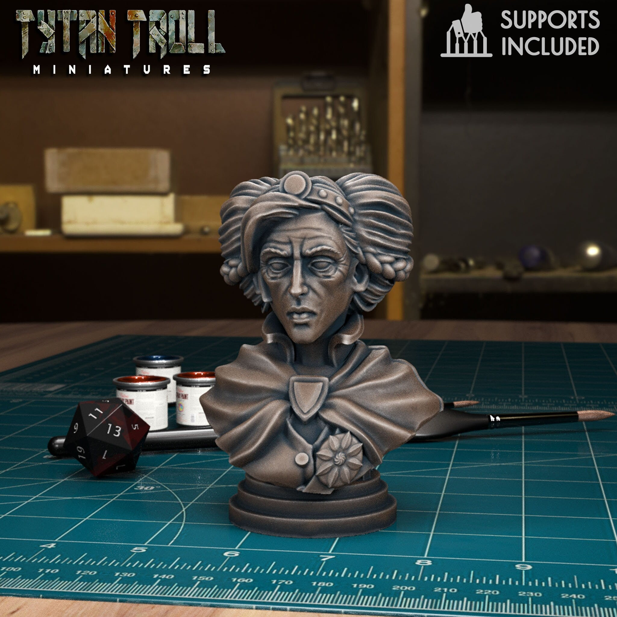 Dndcos - Lady Fiona Wachter - Ambitious Noble Strahd Miniature by ...