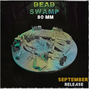 Dead Swamp Miniature Bases – Resin Wargaming Terrain - Etsy