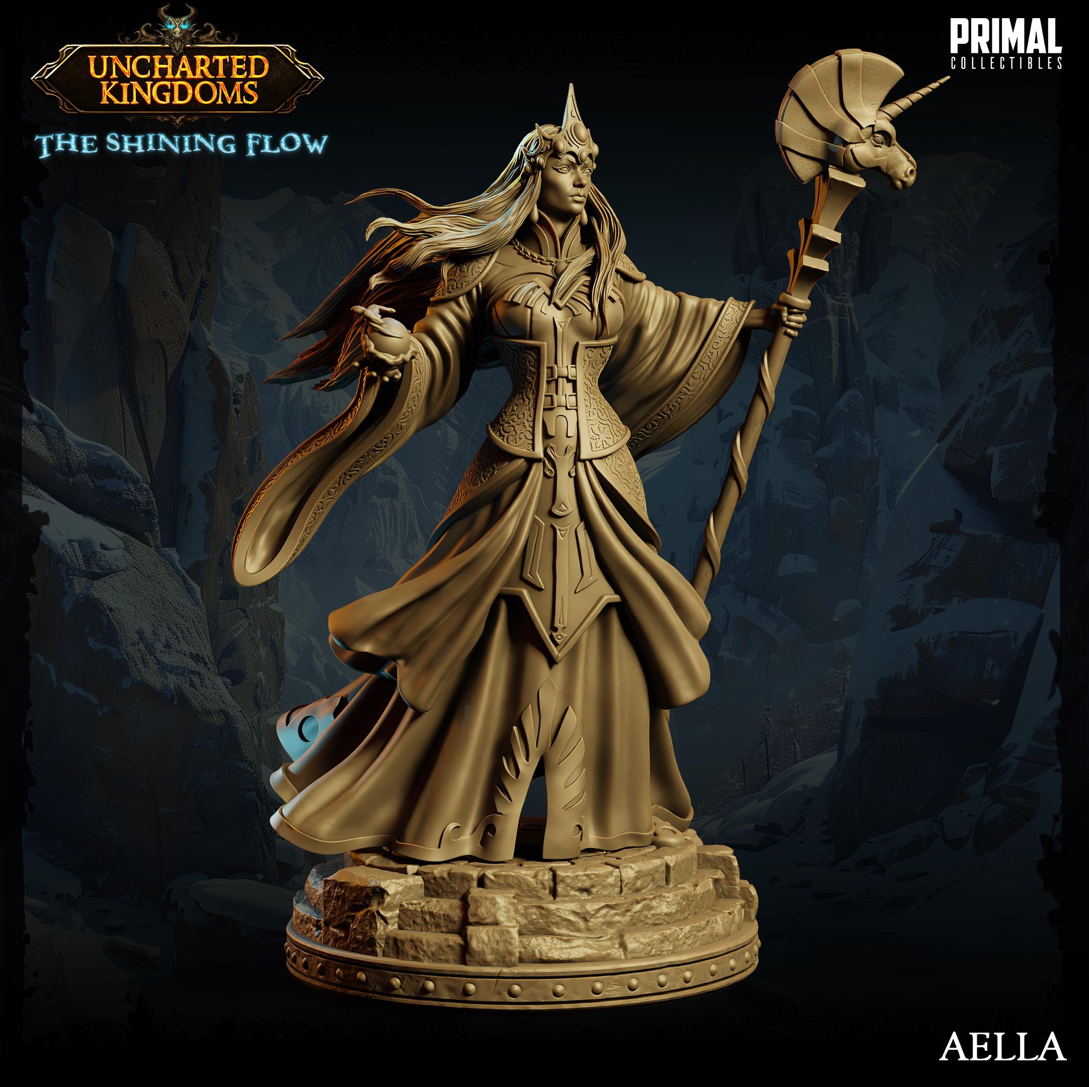 DNDUK - Alustriel - Mage Queen - Aella- Female Human Wizard Miniature ...