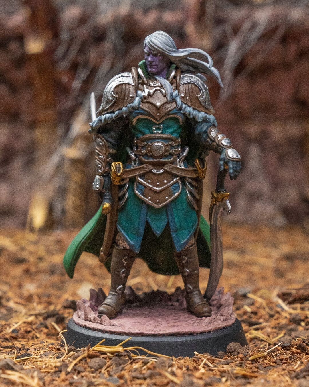 DNDNB - Drizzt Do Urden - Levin - Male Drow Dark Elf Miniature - Etsy