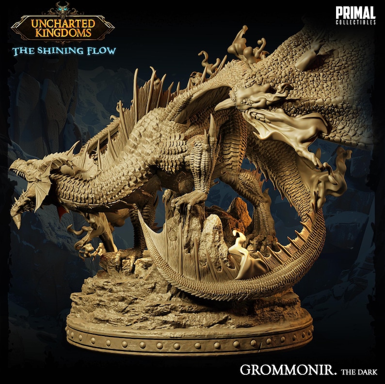 DNDUK - Shimmergloom - Grommonir - Shadow Dragon Miniature - Etsy