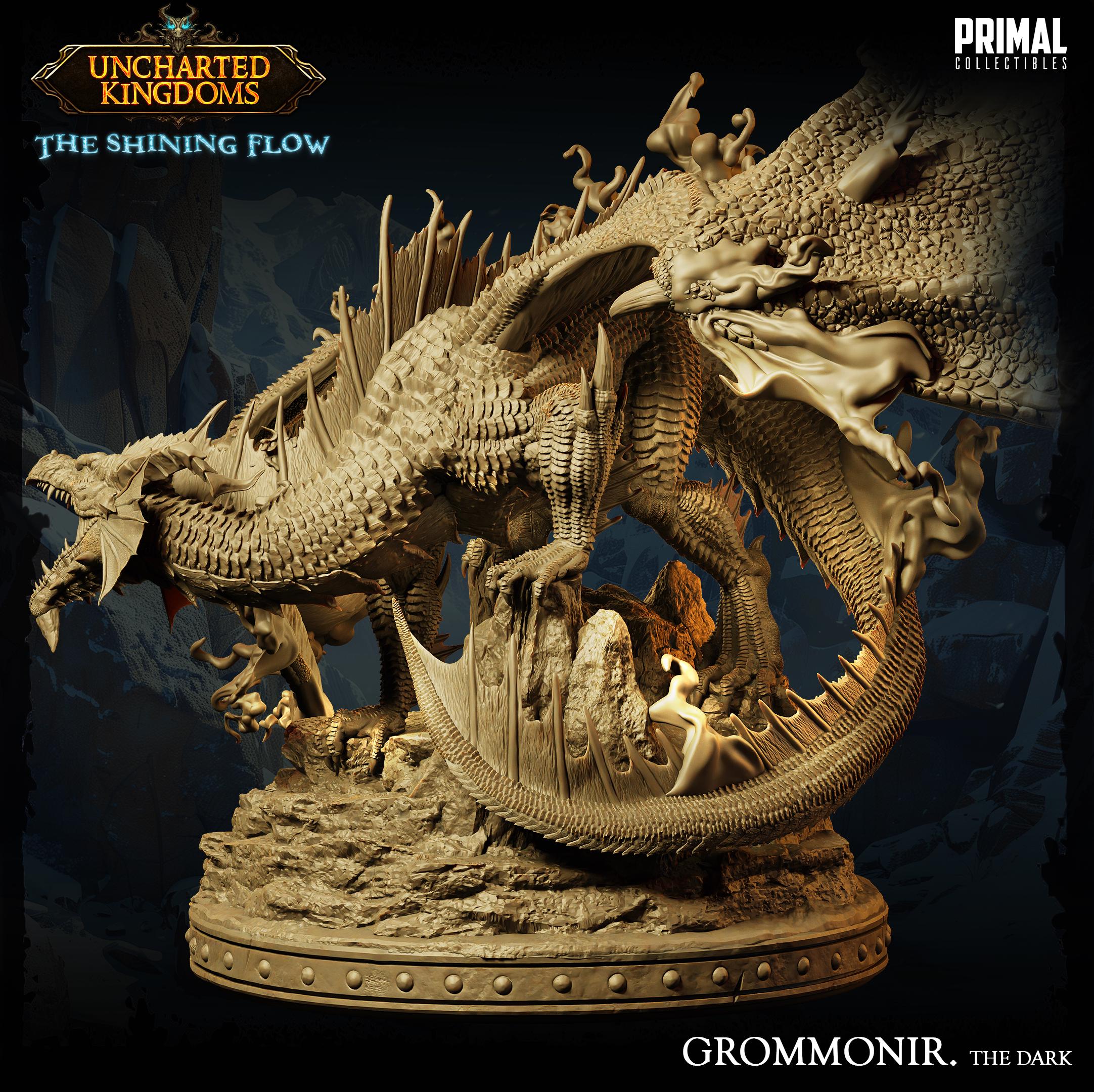 DNDUK - Shimmergloom - Grommonir - Shadow Dragon Miniature - Etsy