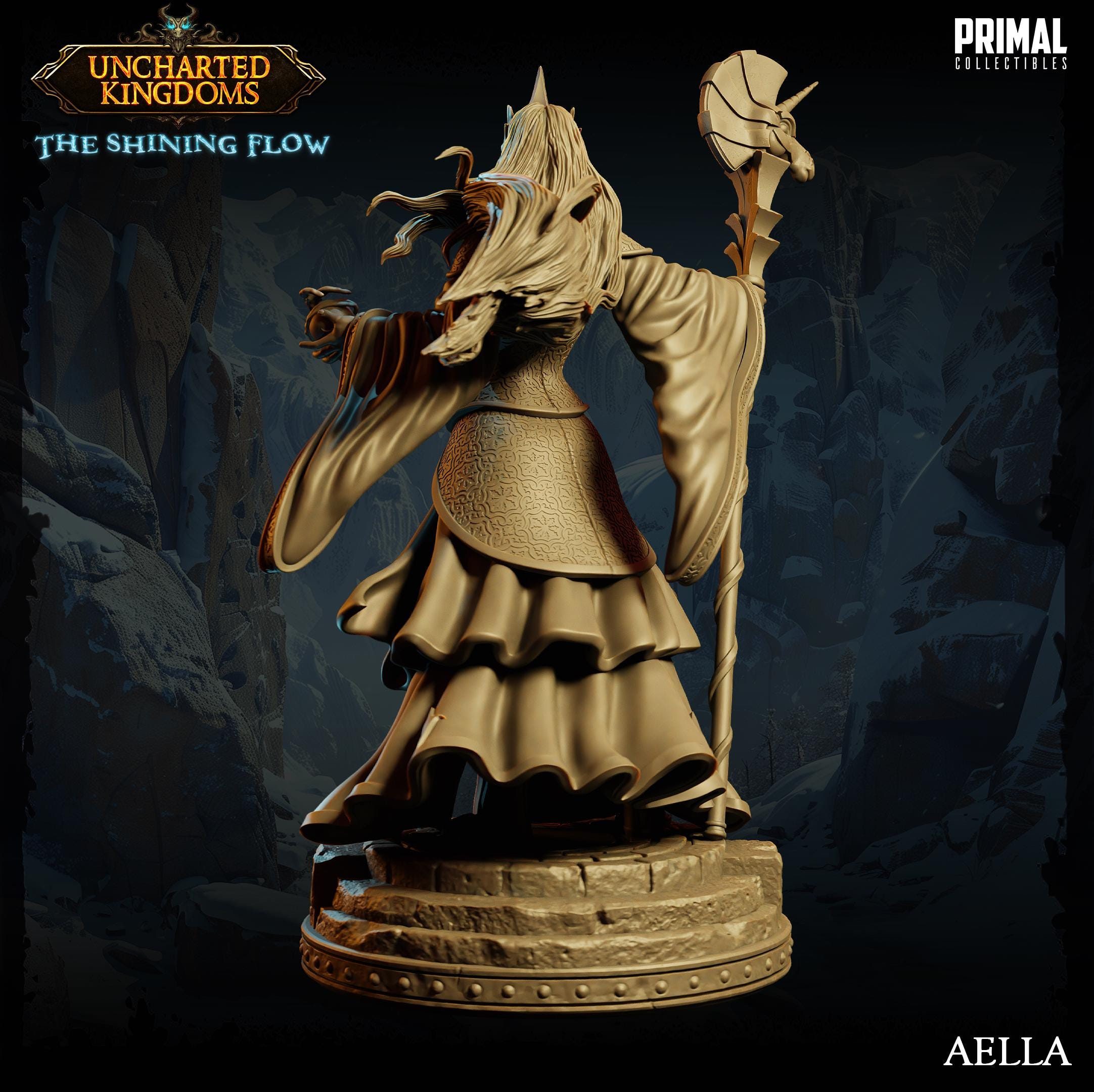 DNDUK - Alustriel - Mage Queen - Aella- Female Human Wizard Miniature ...