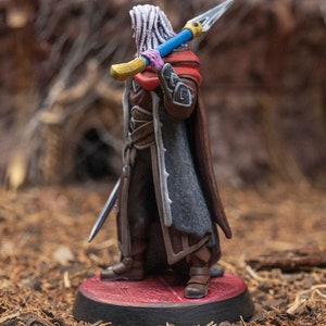 DNDNB -zaknafein Do'urden - Varyth - Male Drow Dark Elf Miniature - Etsy
