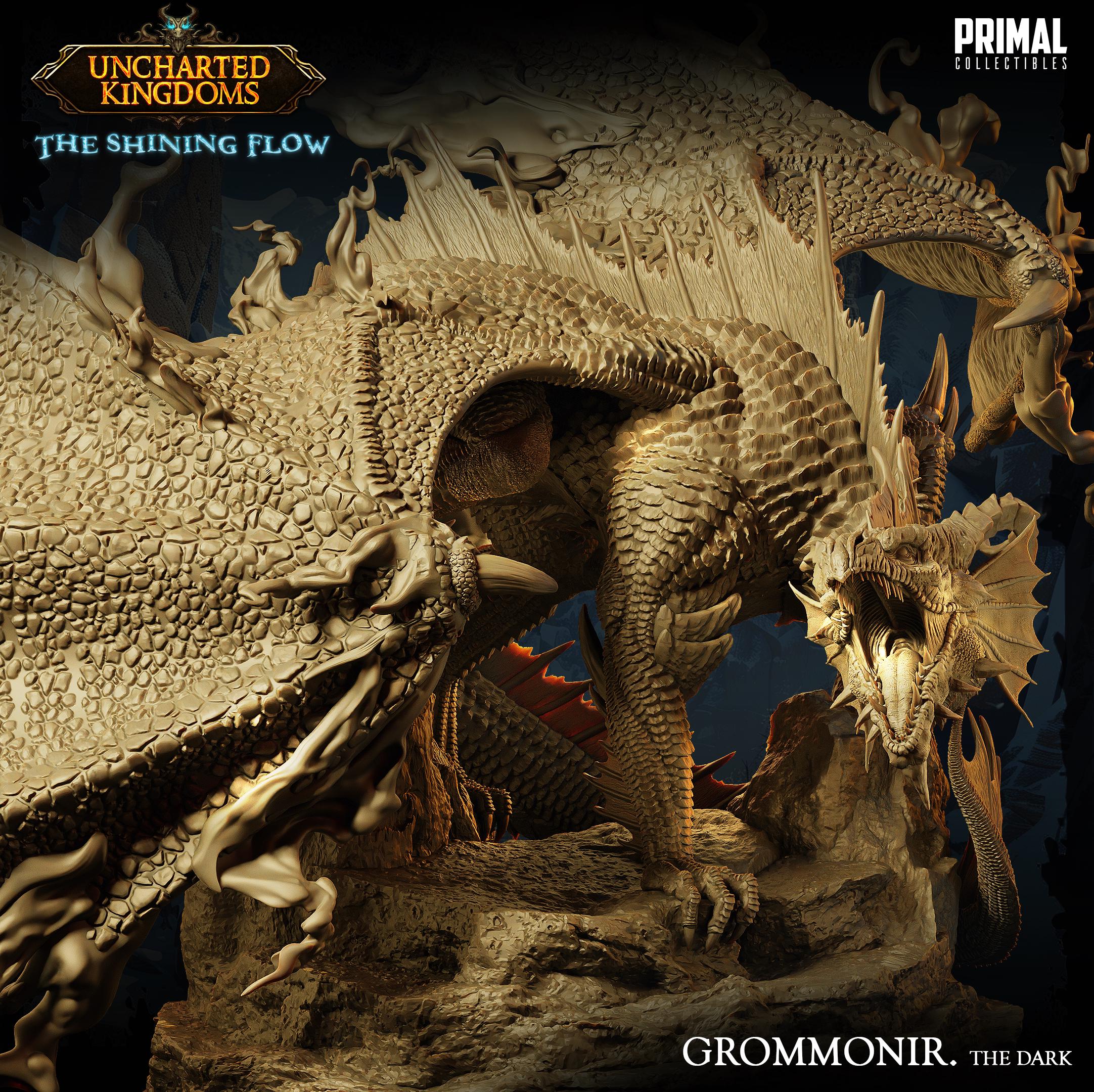 DNDUK - Shimmergloom - Grommonir - Shadow Dragon Miniature - Etsy