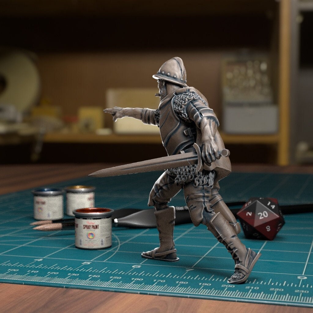 DISCWORLD Sam Vimes Resolute Commander the Watch Miniature - Etsy