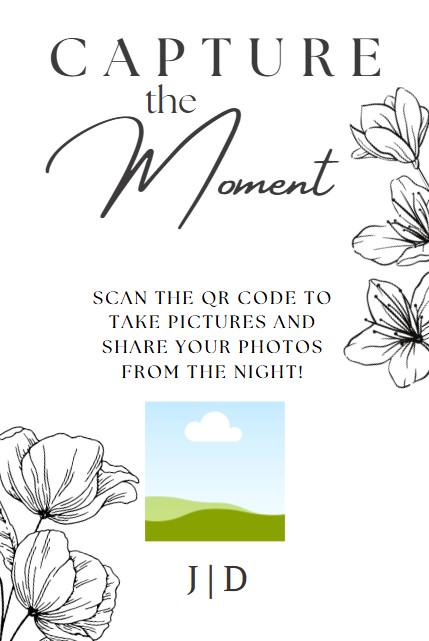 Wedding Shared Photos QR Code Editable Signage Template Canva ...