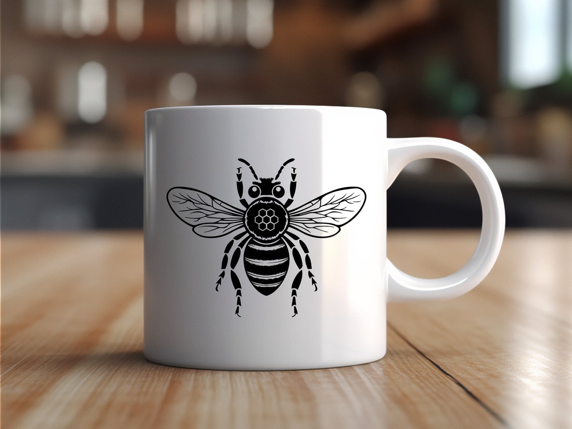 Bumblebee Svg Instant Download Honey Bee Cut Engrave File PNG JPG EPS ...