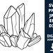 Crystal Svg Instant Download Cut Engrave File PNG JPG EPS Dxf - Etsy