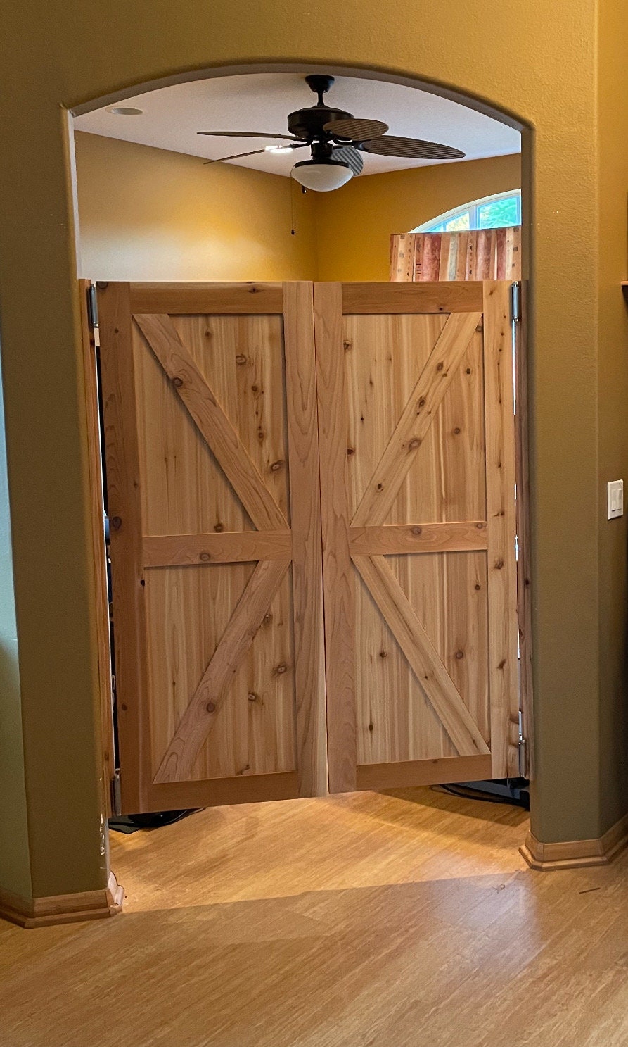 Custom Handmade Cedar Wood Doors, Rustic Entryway Door, Unique Home ...
