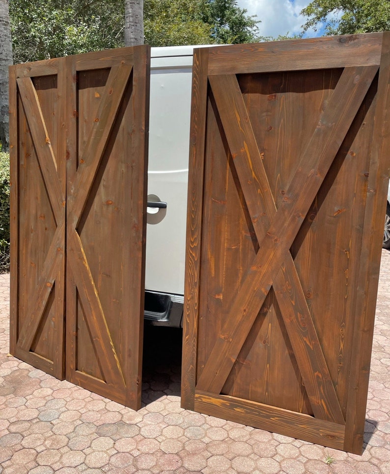 Custom Handmade Cedar Wood Doors, Rustic Entryway Door, Unique Home ...