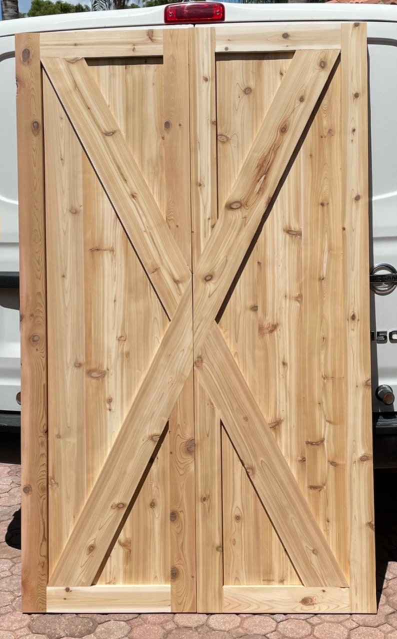 Custom Handmade Cedar Wood Doors, Rustic Entryway Door, Unique Home ...