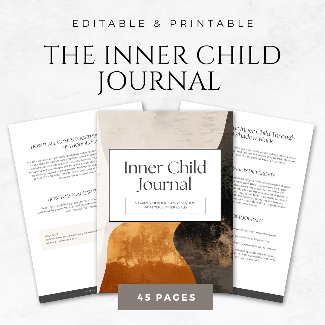 Conversation With the Inner Child Journal Template Printable Healing ...