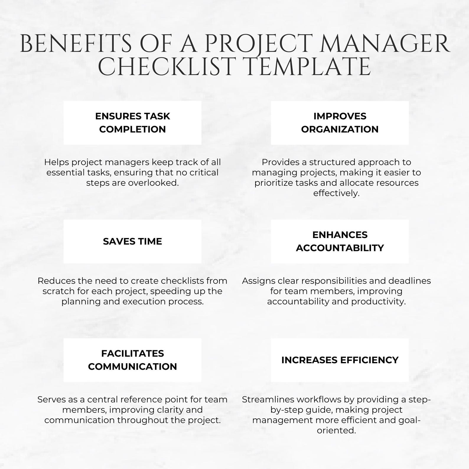 Project Manager Checklist Template Printable Project Management Canva ...