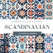 Seamless Scandinavian Patterns Digital Scandinavian Folk Art ...