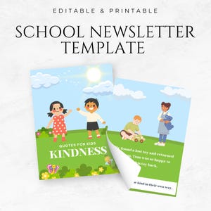 Quotes for Kids About Kindness Template Printable Kindness Posters for ...