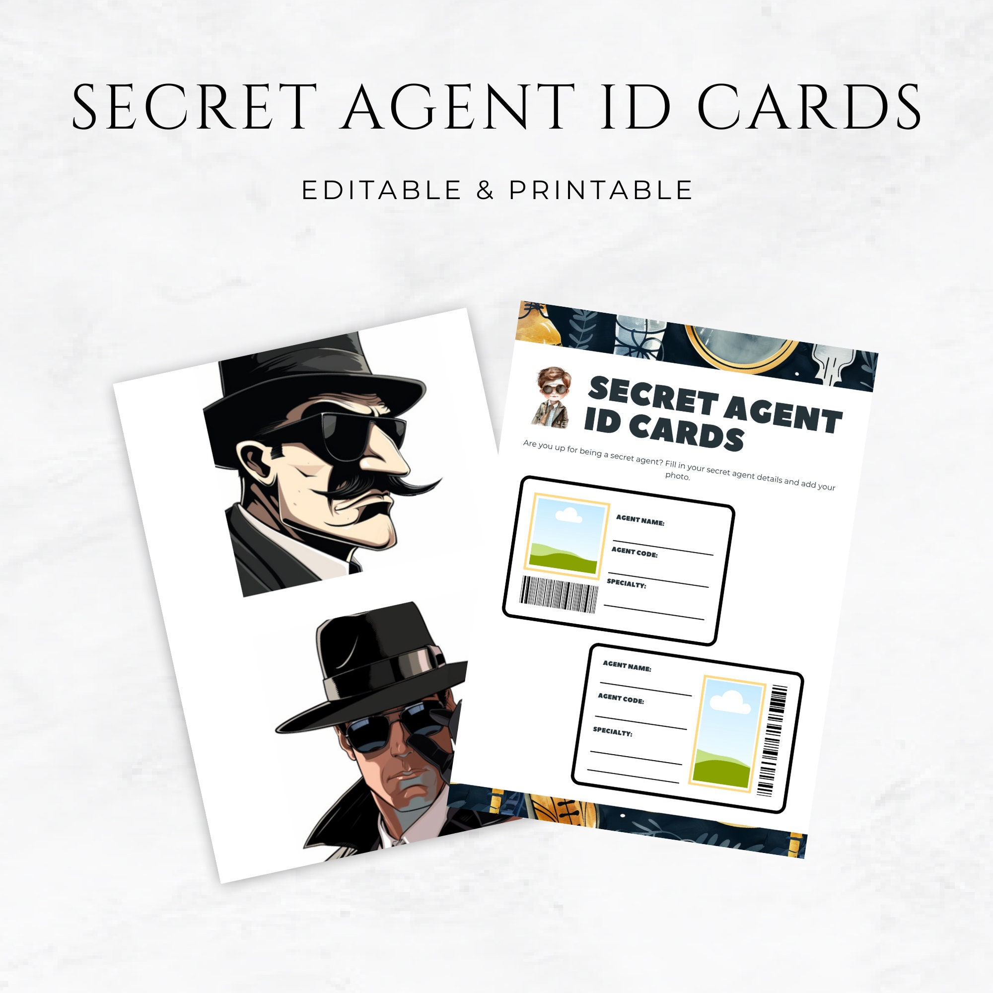 Spy Games for Kids Printable Secret Agent Activities for Kids Spy Game ...