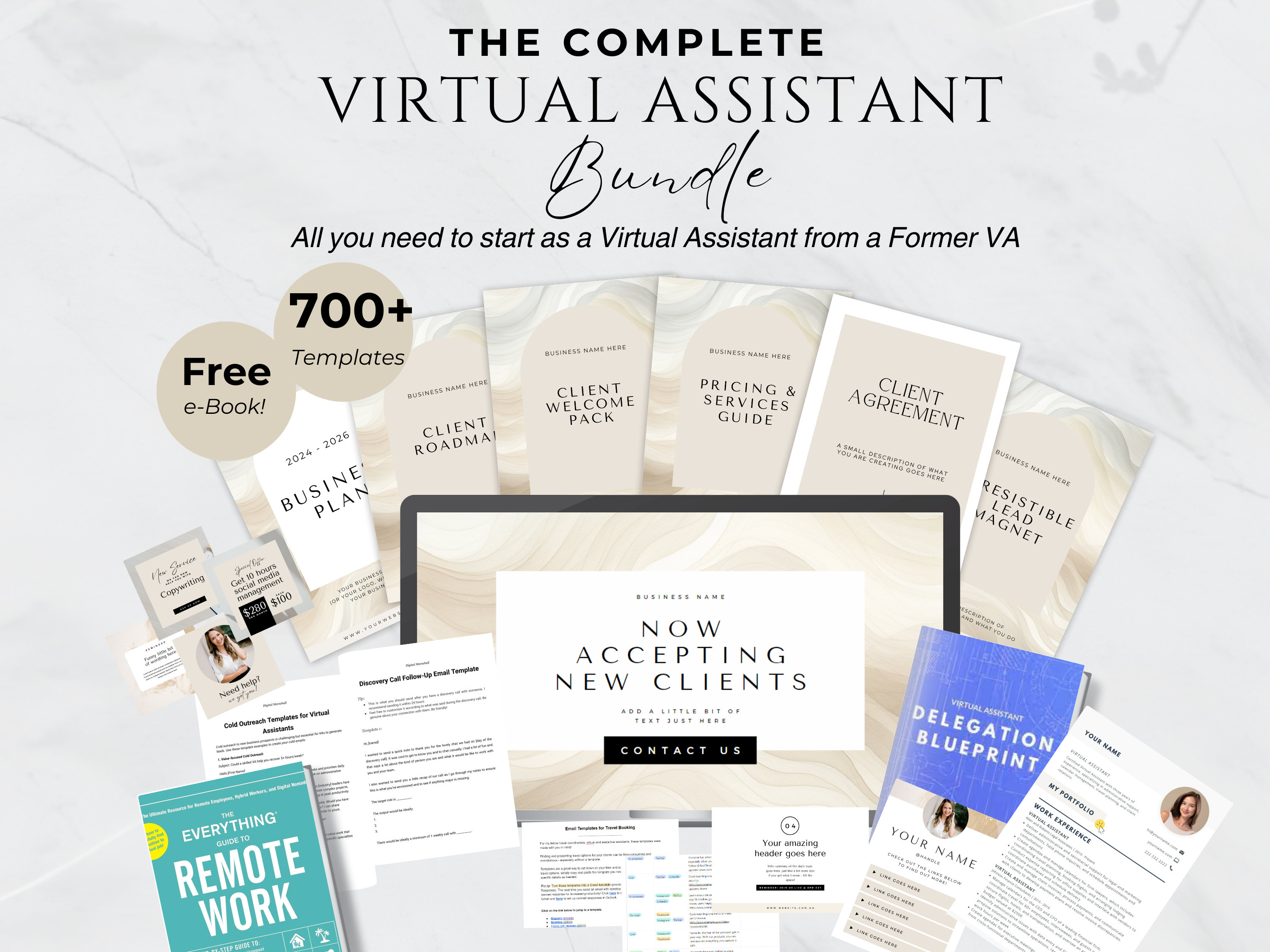 Virtual Assistant Starter Pack Virtual Assistant Checklists Virtual ...