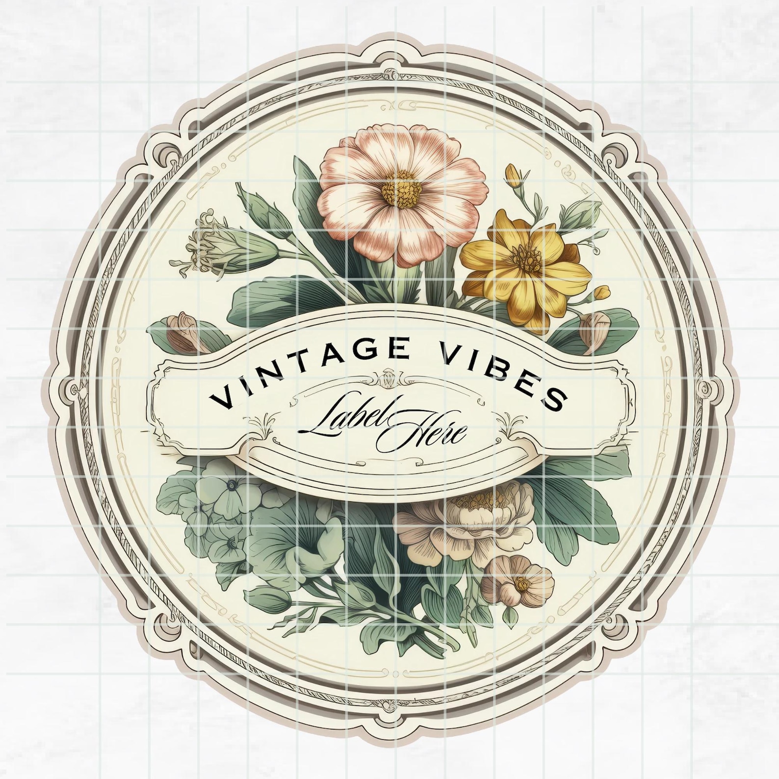 Vintage Label Logo Templates Retro Logo Design Canva Editable Logo ...