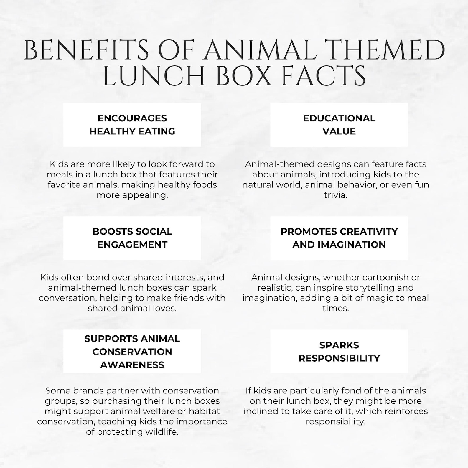 Printable Animal Themed Lunch Box Facts for Kids Fun Facts Trivia Lunch ...