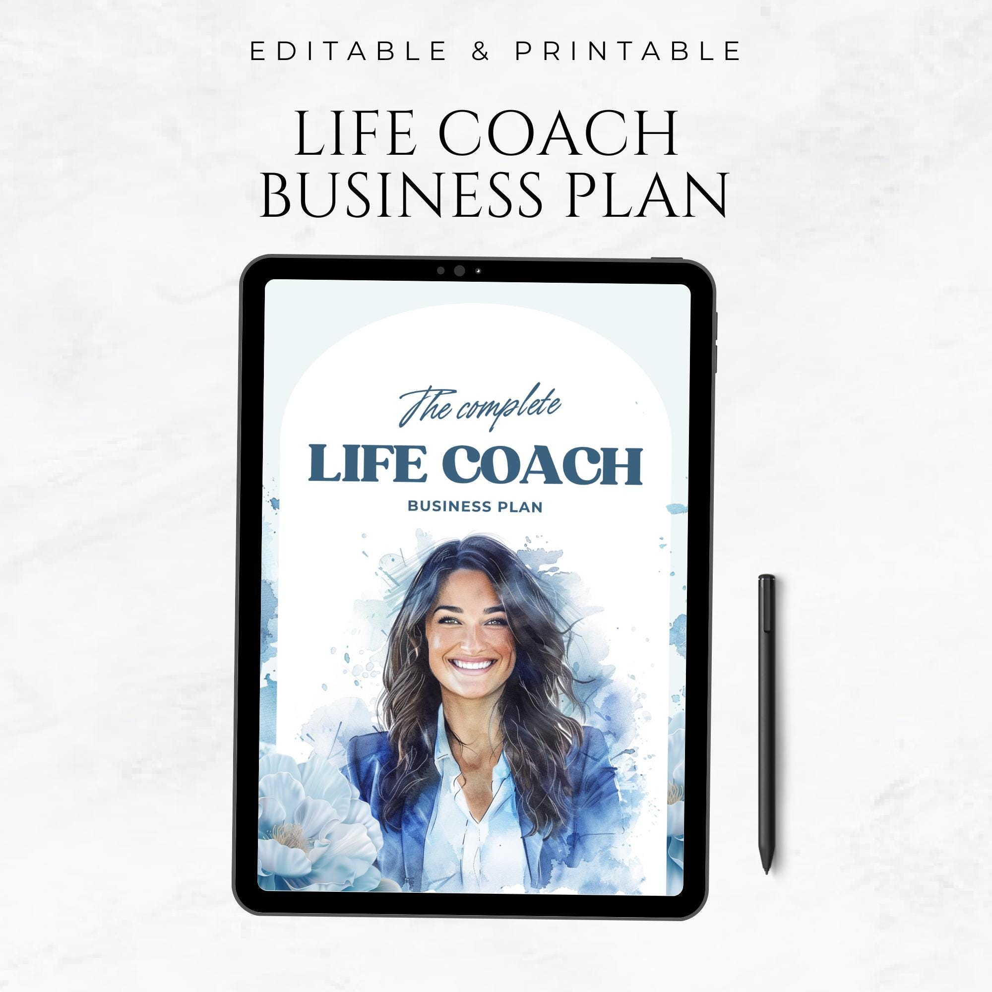 Life Coach Business Plan Canva Template Business Plan Template Life ...
