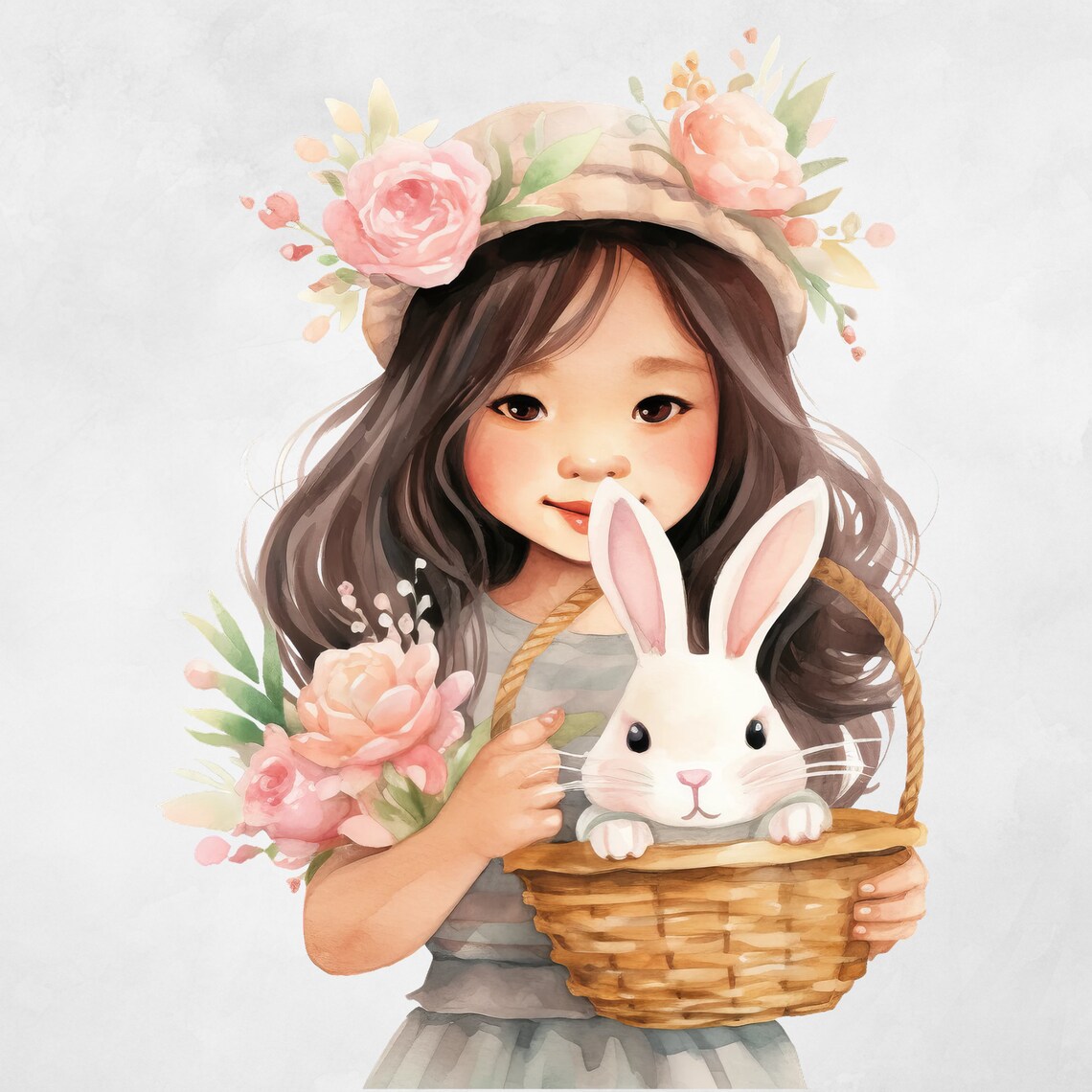 Easter Girls Clipart, Easter Clipart, Easter Clip Art, Easter Clipart ...