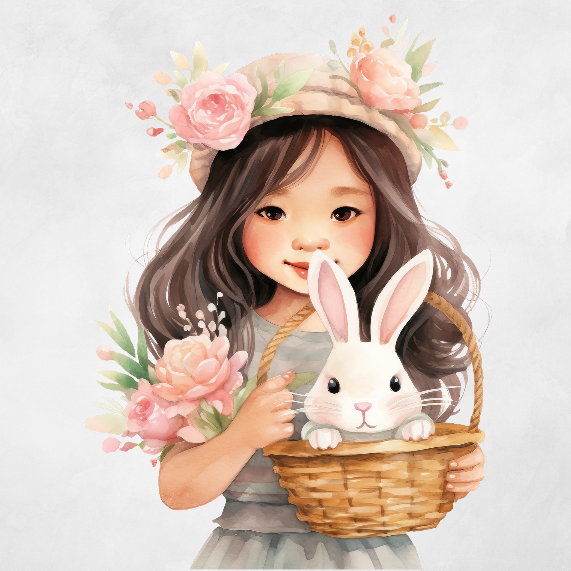 Easter Girls Clipart, Easter Clipart, Easter Clip Art, Easter Clipart ...