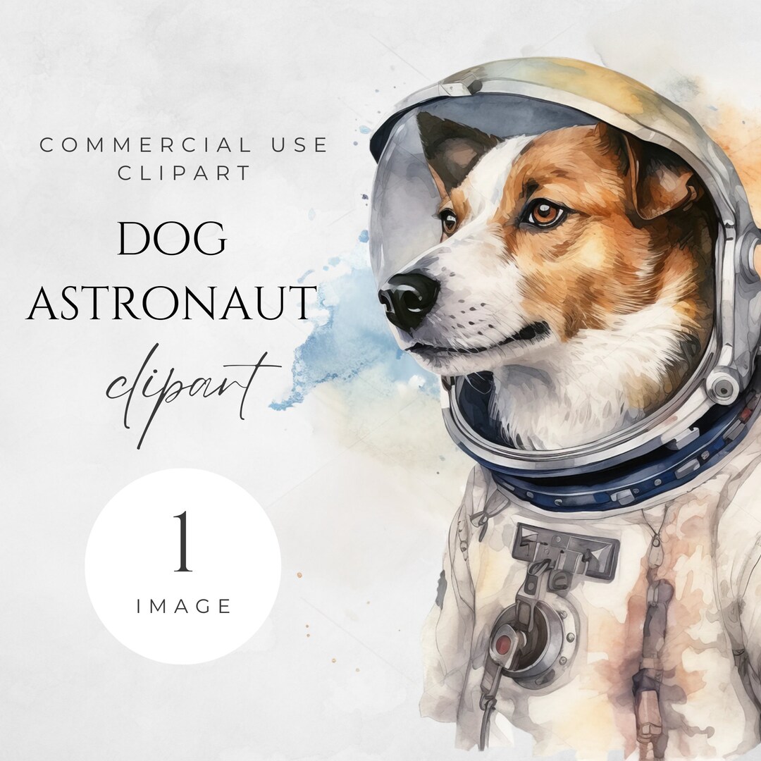 Pet Astronaut Clipart, Dog Astronaut Clipart, Space Clipart, Astronaut ...