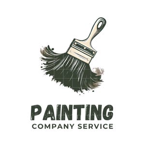 Painter Logos Template Canva Painting Business House Painter Logo for ...
