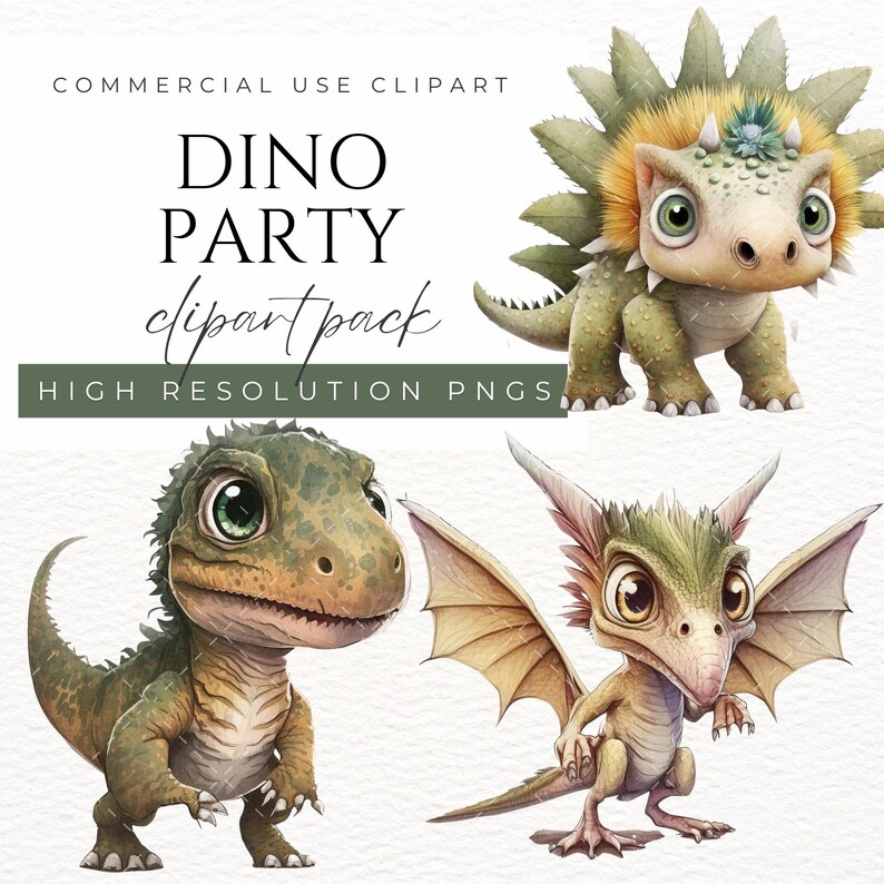 Dinosaur Birthday Party Clipart Kids Dinosaur Cute Dinosaur Clipart ...
