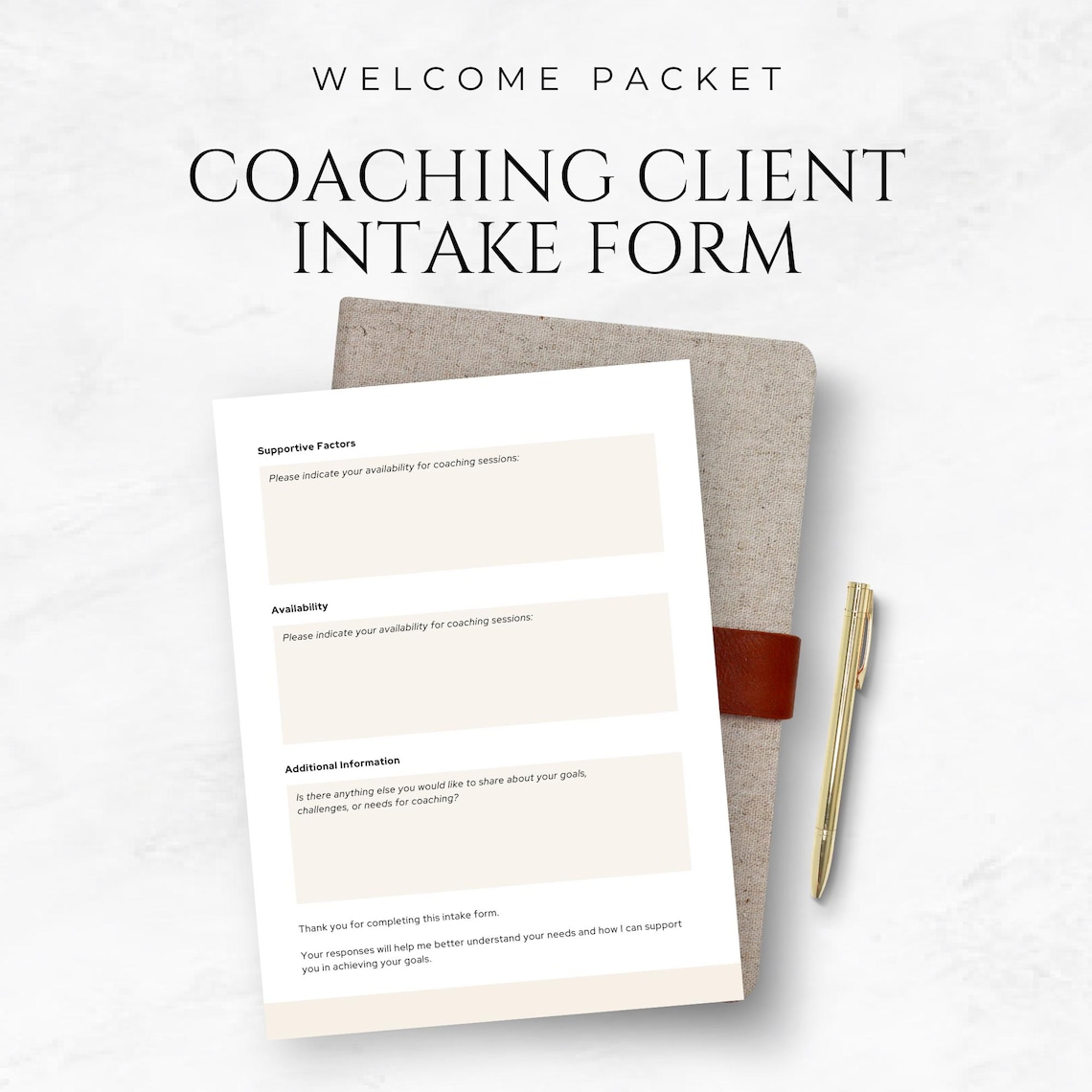 Coaching Client Intake Form Template Printable Life Coach Intake Form ...