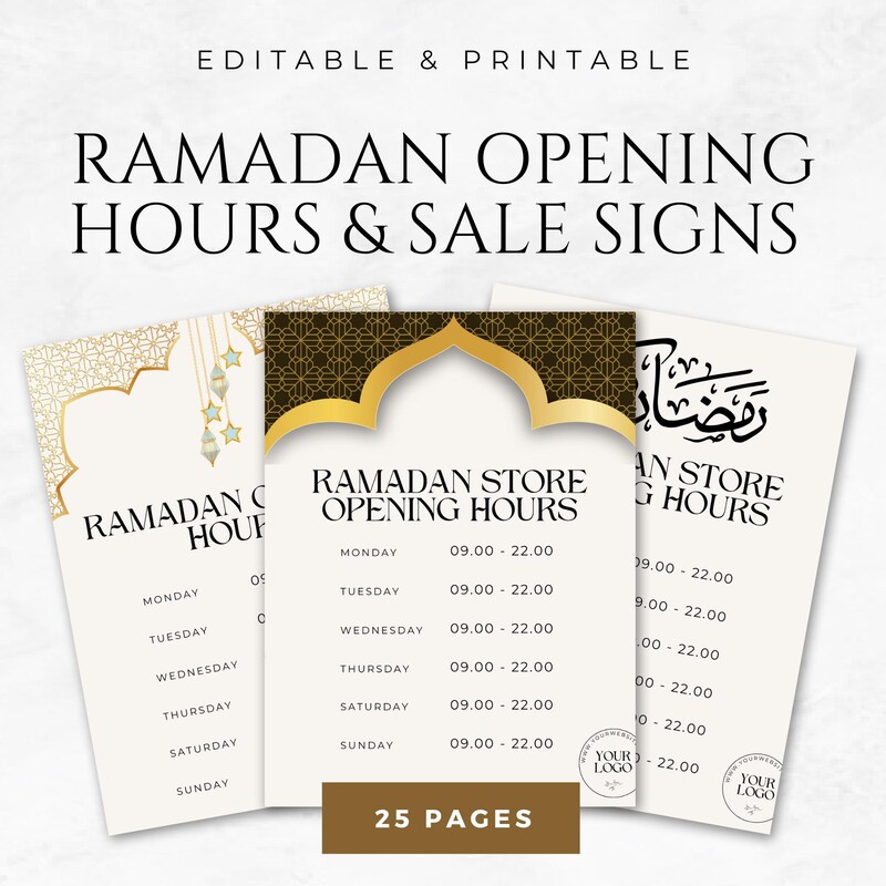 Ramadan Signage - Etsy