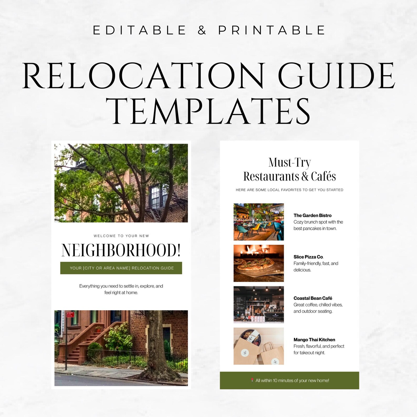 Relocation Guide Templates Canva Editable Moving Checklist for Realtors ...