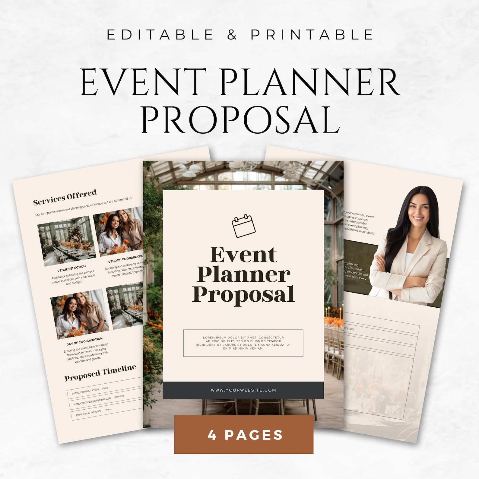 Event Planner Proposal Template Printable Event Planning Template ...