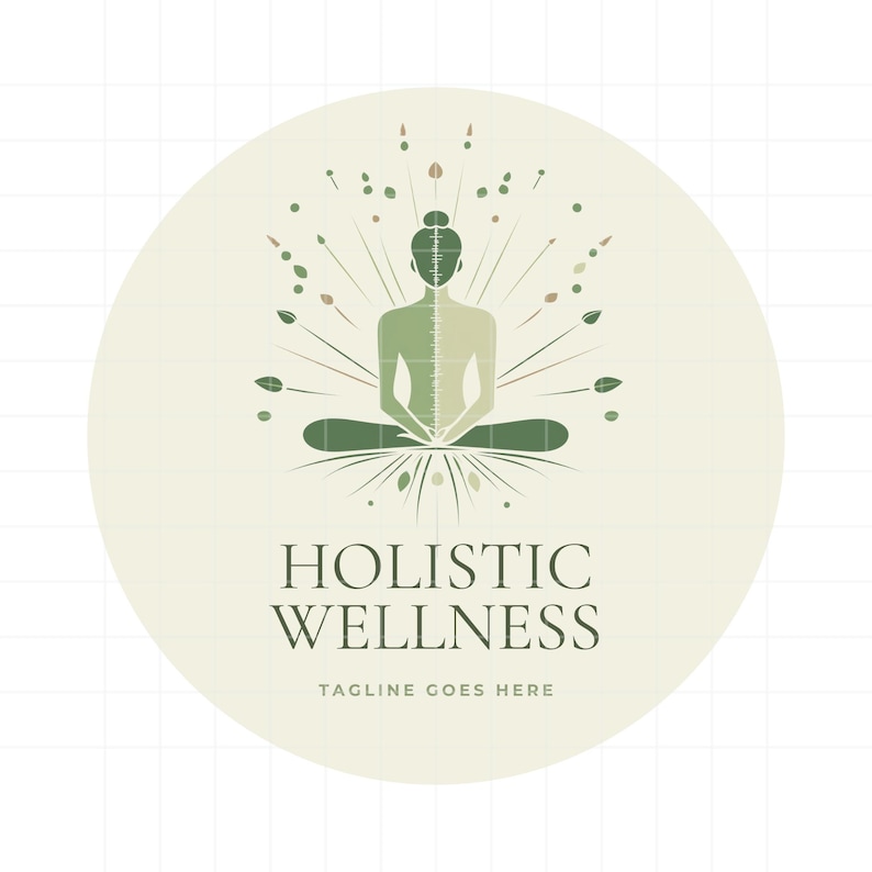 Holistic Logos Templates Canva Minimalist Logo Design Wellness Brand ...