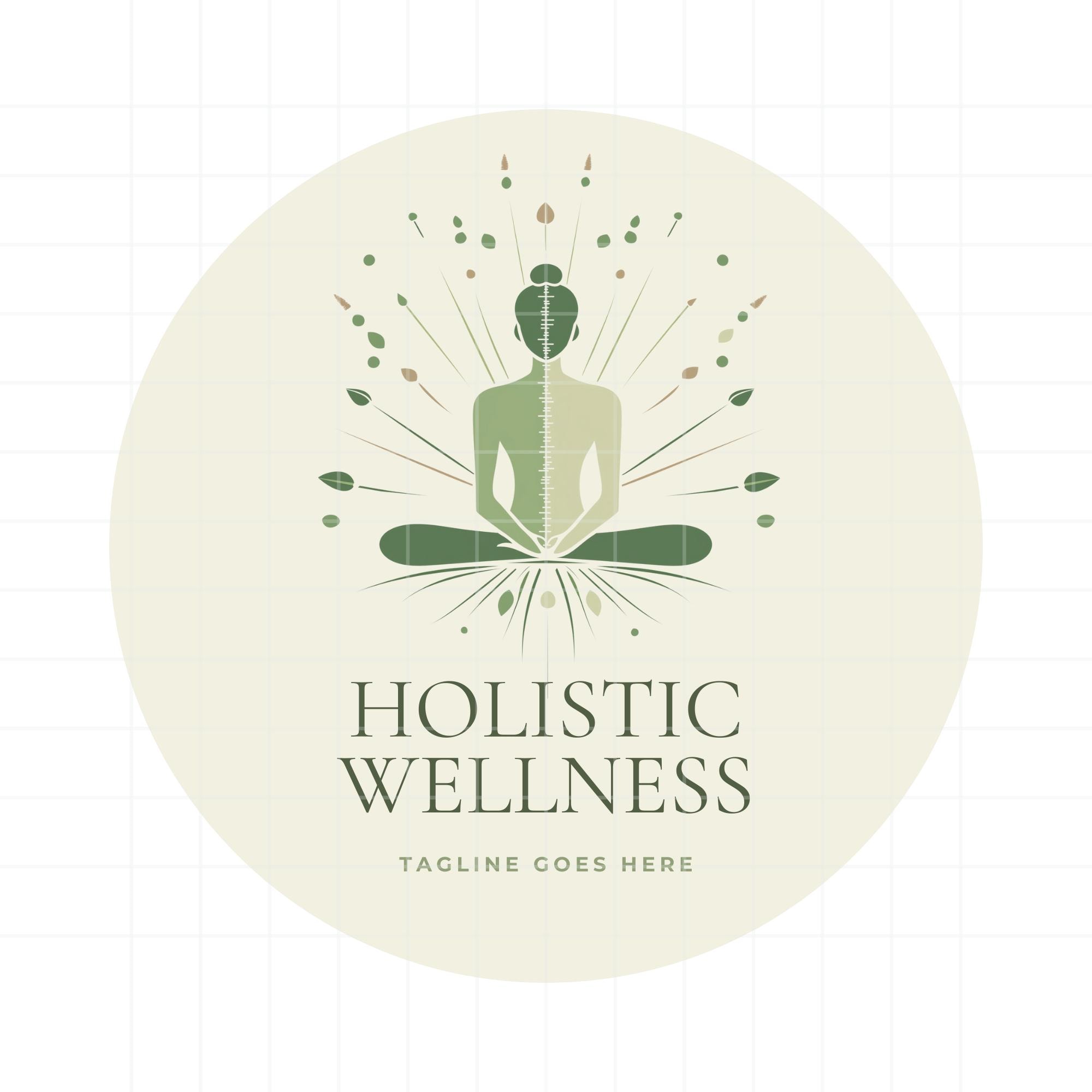 Holistic Logos Templates Canva Minimalist Logo Design Wellness Brand ...