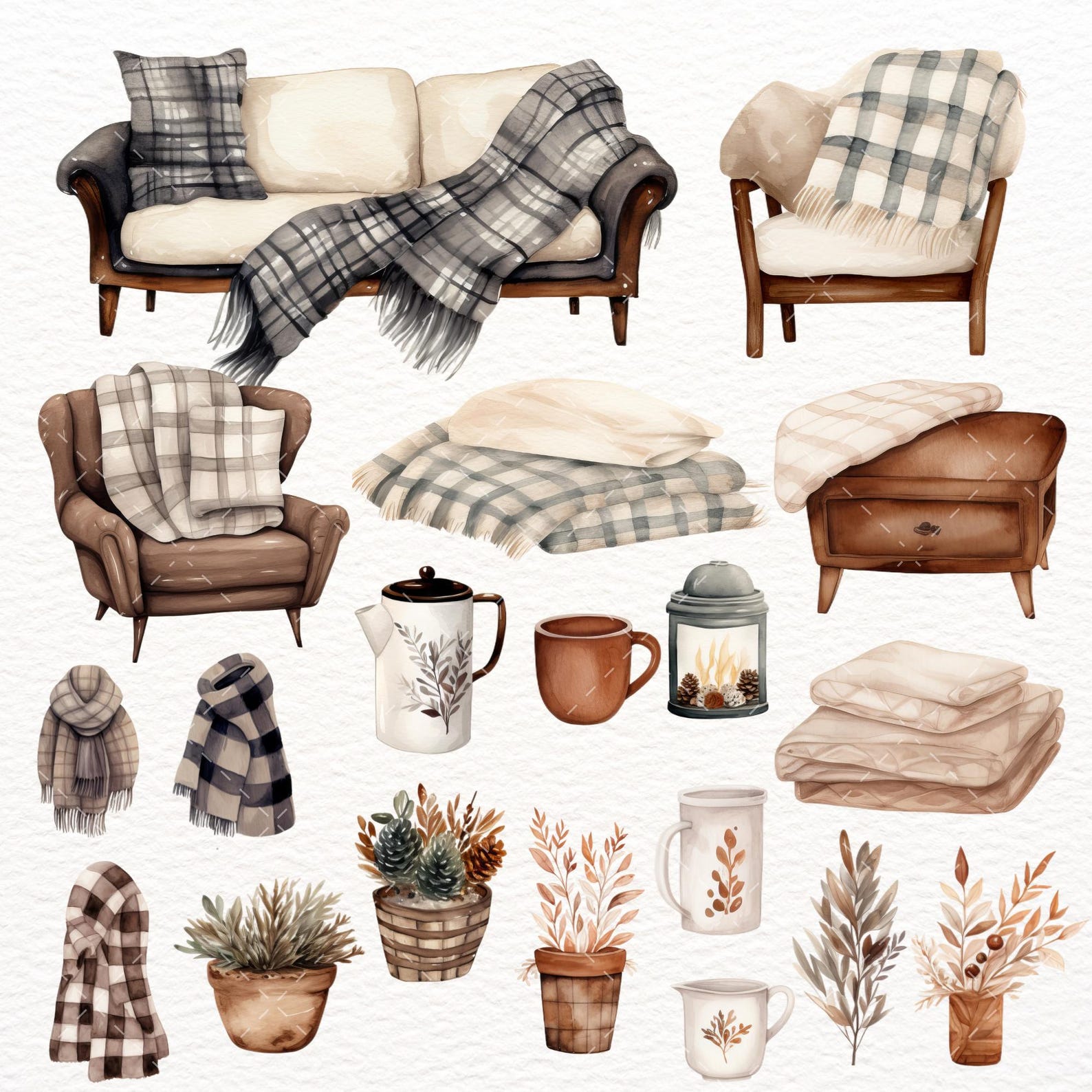 Four Seasons Clipart Summer Clipart Winter Clipart Autumn Clipart ...