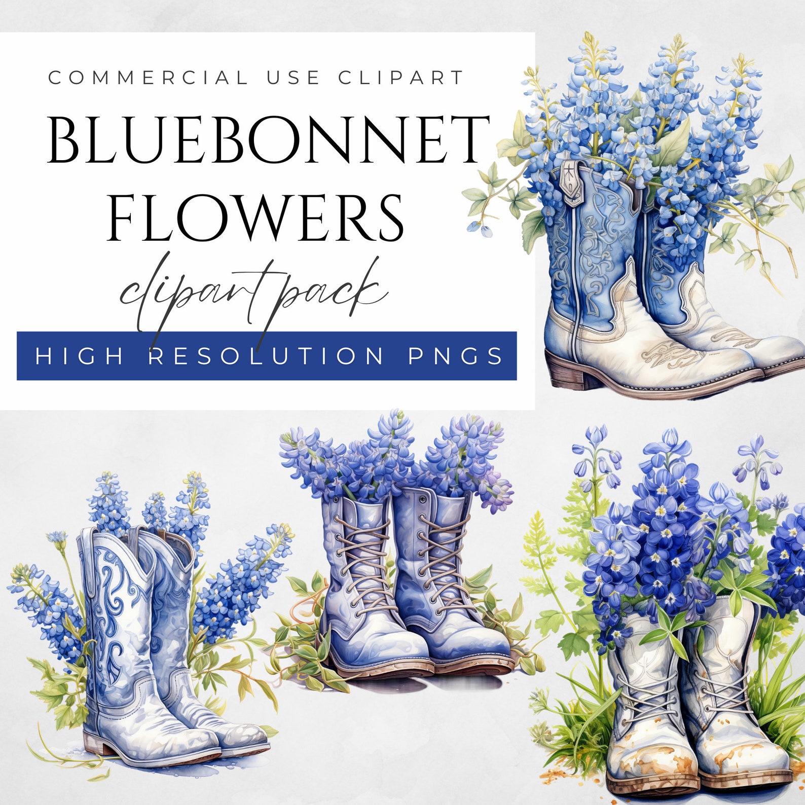Bluebonnet Clipart PNG Texas Bluebonnet Flowers Clipart Blue Jay ...